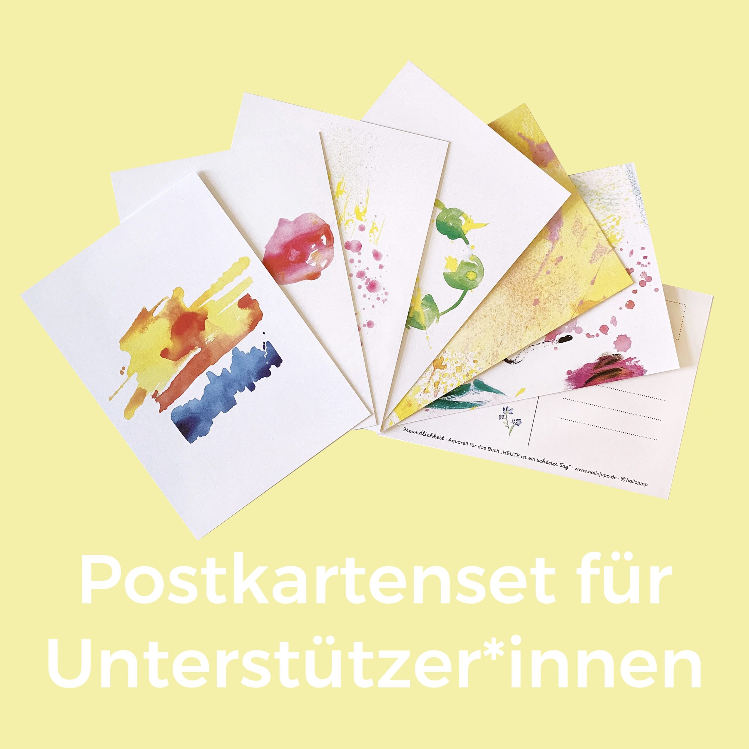 Schreib mal wieder eine Karte - 7 Postkarten für besondere Menschen.